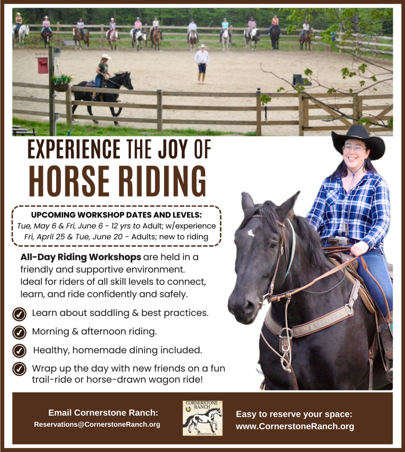 Cornerstone Ranch | Horseback Riding in Princeton, MA